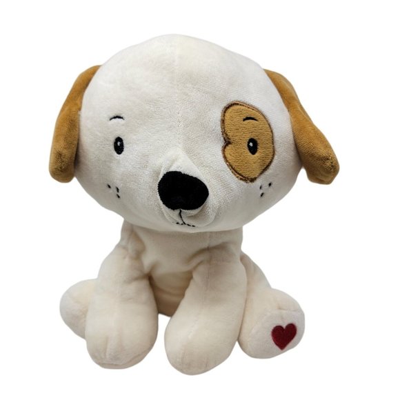 Dan Dee | Toys | Puppy Dog Plush Stuffed Animal Sitting Ivory Brown ...